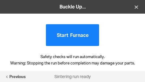 Start a Sinter Run (Sinter-1)