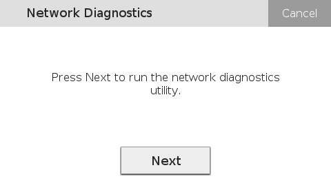Using the Network Diagnostic Utility
