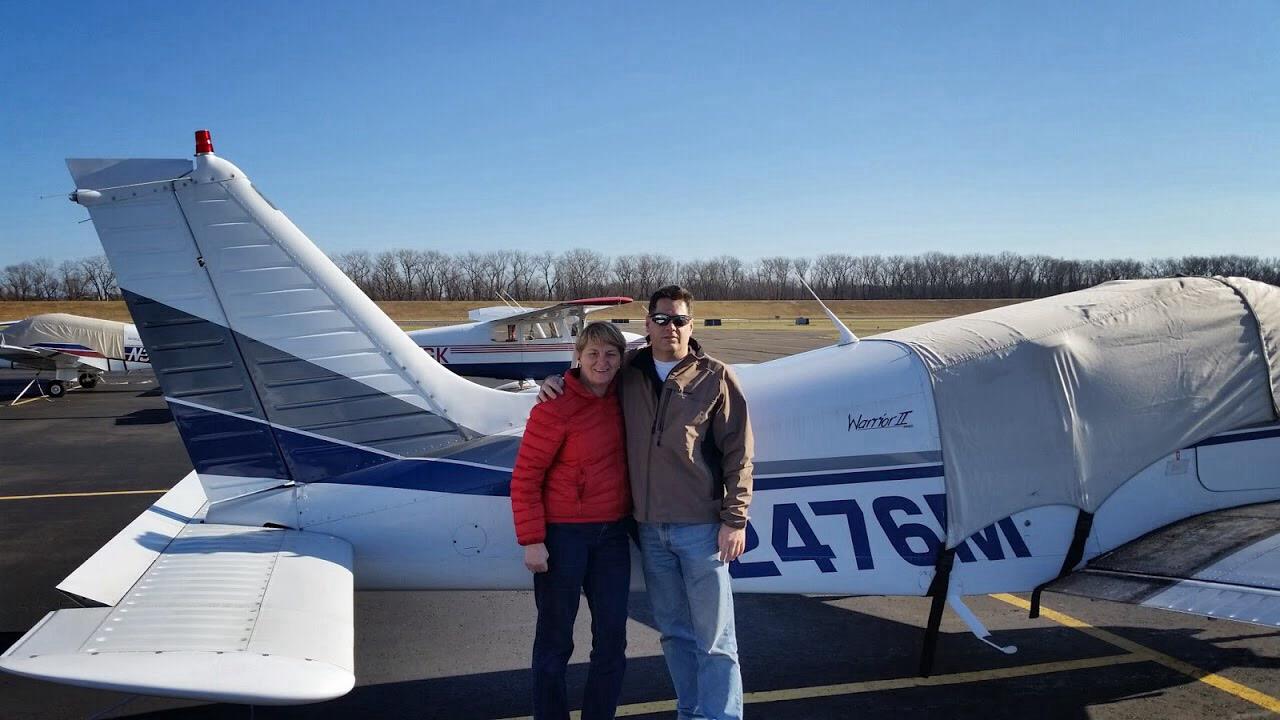 KHFD KUUU KEWB: Flight with aunt PeeWee and Marc. RNAV 32 @ EWB