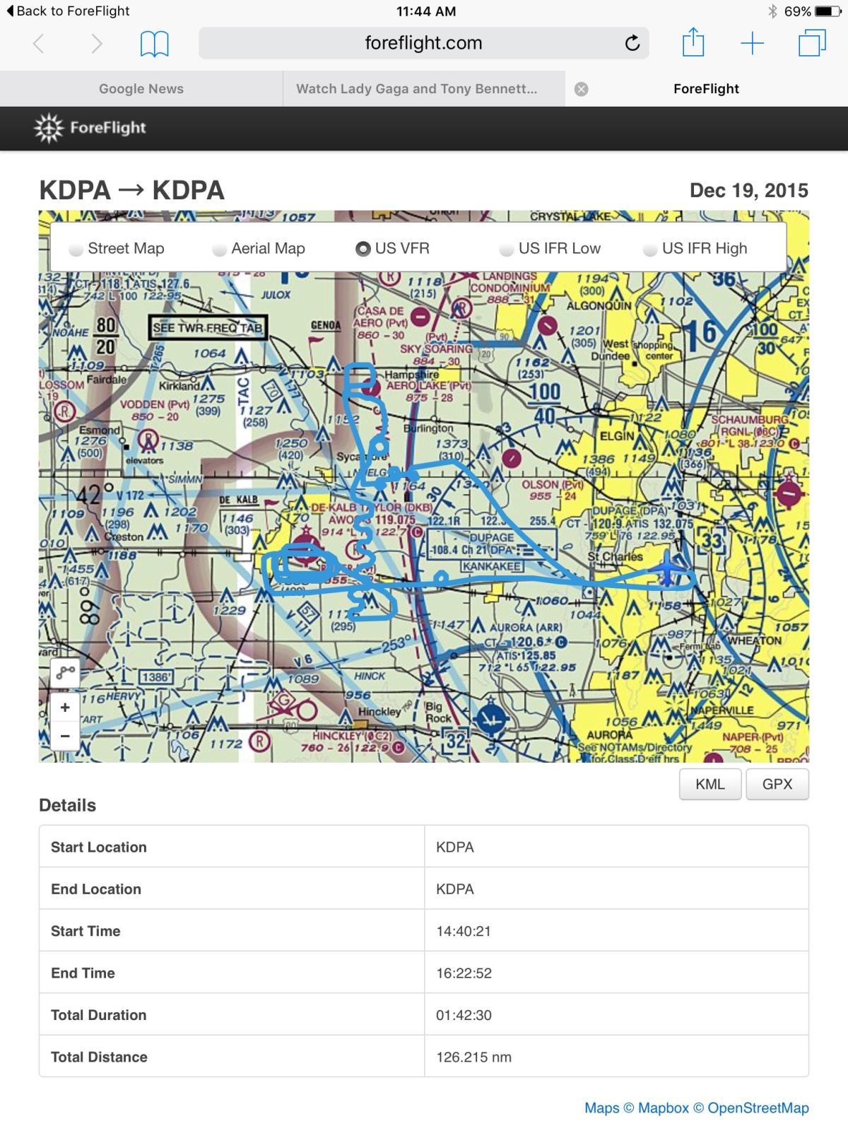 KDPA: Steep turns, ground reference, pattern work