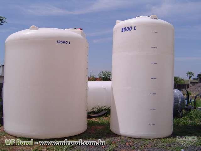 Tanque Vertical Fundo Plano em Polietileno, Capacidades 300 a 30.000 ...