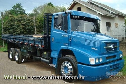 Caminhão Mercedes Benz 1620 truk carroceria entrada + prestação 1