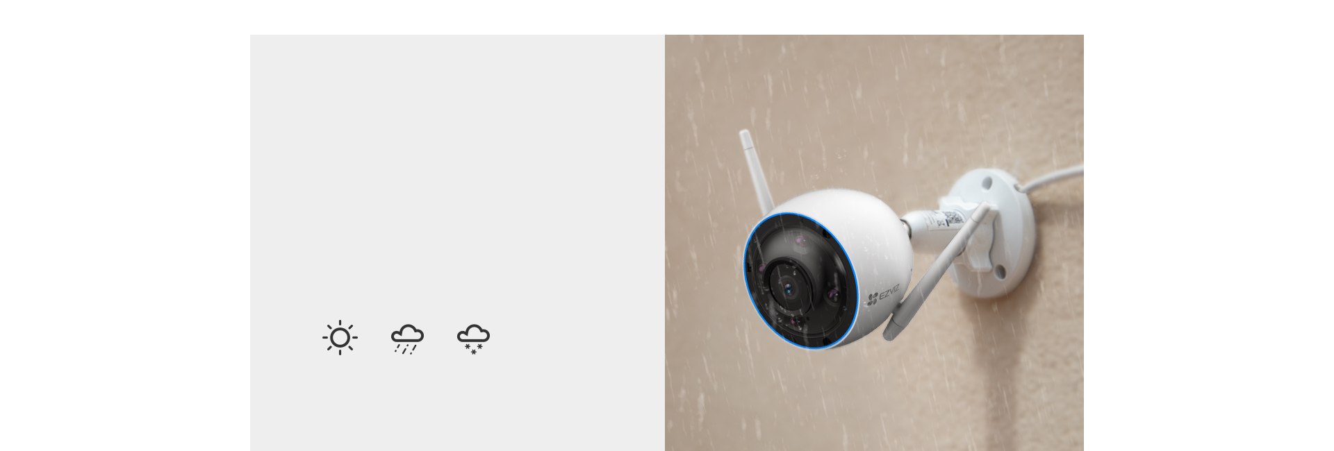 EZVIZ H3 2K - Wi-Fi Smart Home Camera