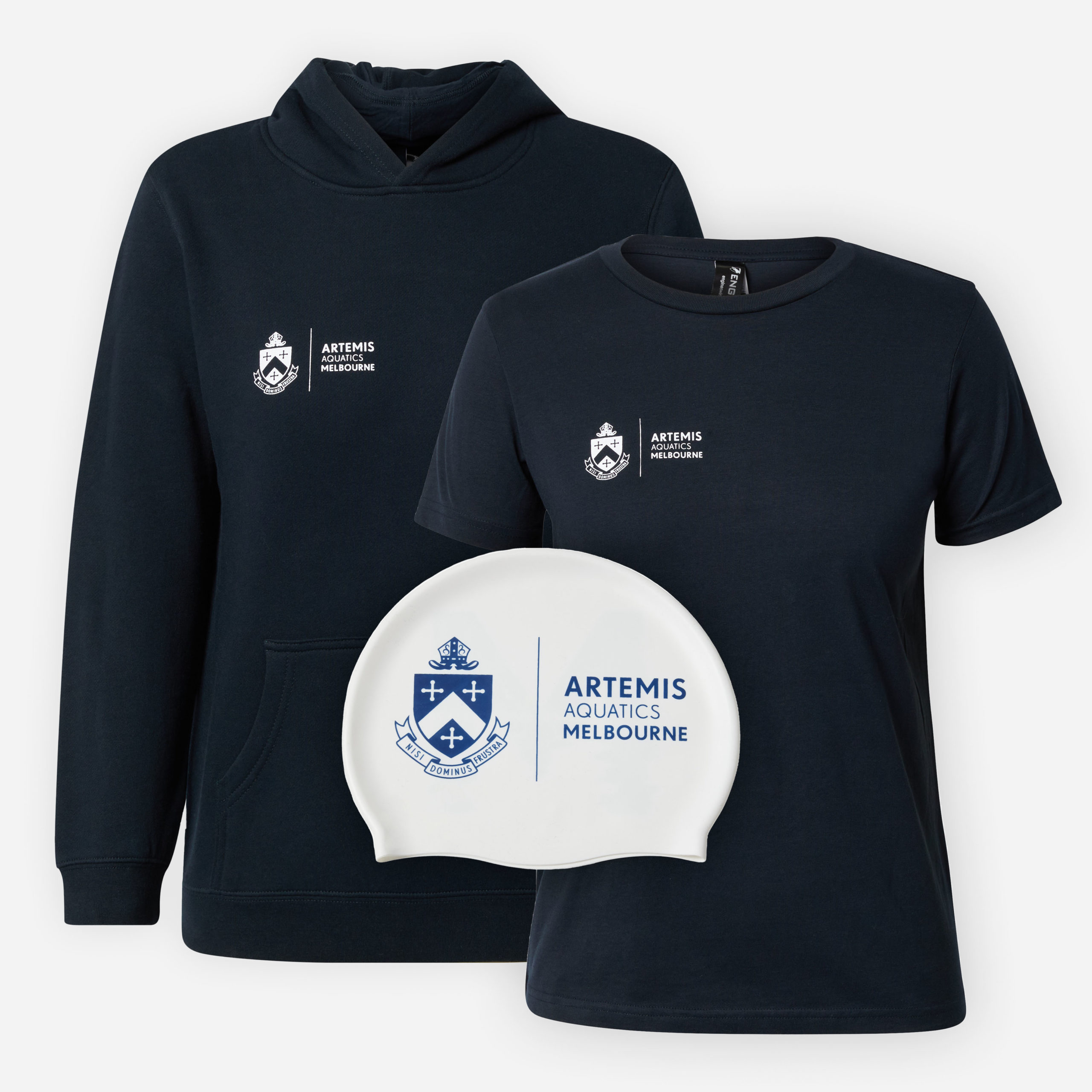 Artemis Aquatics 1st Time Uniform Bundle: Hooded Sweatshirt + T Shirt ...