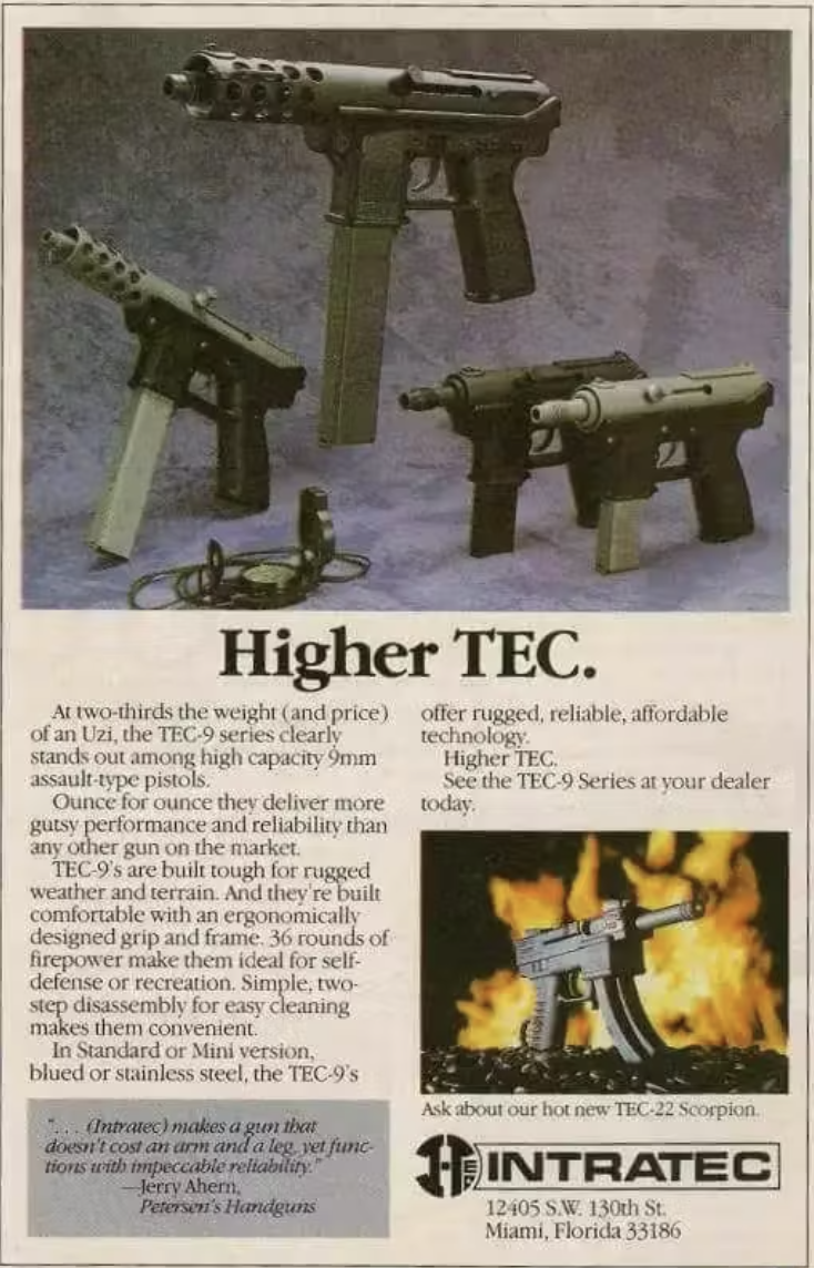 ARMSLIST - TEC-9 Pistol: a Controversial Firearm