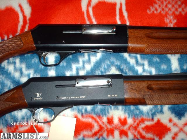 ARMSLIST - For Sale: 2 Franchi , 20 gauge,semi auto shotguns