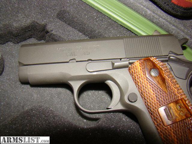 ARMSLIST - For Sale: Springfield Armory 45 GI Micro Compact Milspec