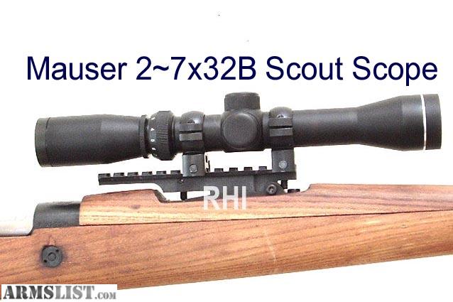 ARMSLIST - For Sale: Mauser K98 2-7x32 “No-Gunsmith” Scout Scope Kit
