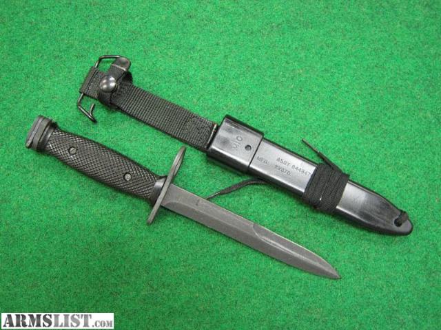 ARMSLIST - For Sale/Trade: U.S. M7 /m16/AR15 Bayonet for sale or trade