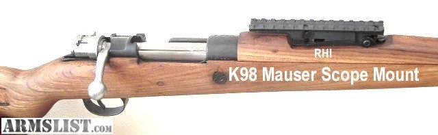 ARMSLIST - For Sale: Mauser 98K Scout Scope Mount