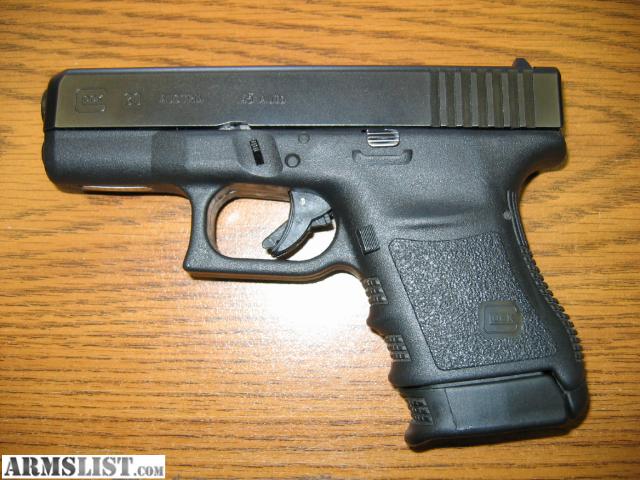ARMSLIST - For Sale/Trade: Glock 30 Sub-Compact .45 cal Automatic