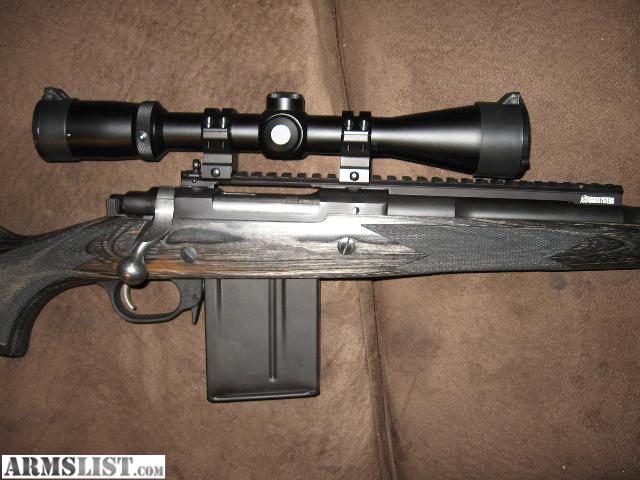 ARMSLIST - For Sale: Ruger Gunsite Scout .308 w/XS Sight Rail and ...