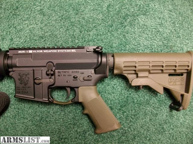 ARMSLIST - For Sale: Unfired New VLTOR MUR-1 Olympic Arms Flattop M4 AR-15