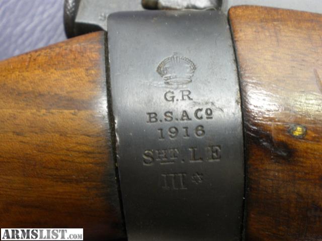 ARMSLIST - For Sale: 1916 British Lee Enfield 303 MKIII - Sporterized