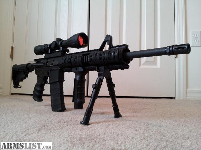ARMSLIST - For Sale: DPMS AR-15 Flat Top Decked out! Bipod, Scope ...