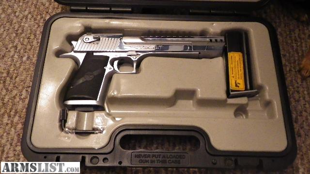 ARMSLIST - For Sale/Trade: Chrome Desert Eagle 50AE Mark XIX NEW