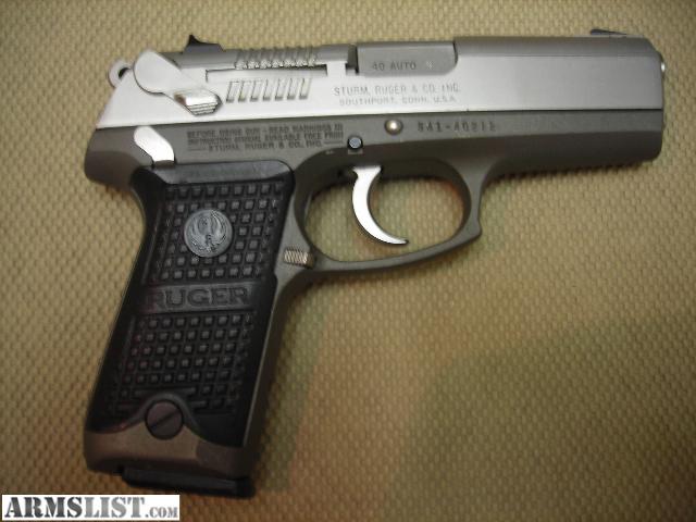 ARMSLIST - For Sale: RUGER P94 .40 CAL S&W 11+1 SEMI-AUTO STAINLESS KP944D