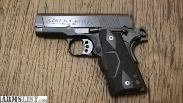 ARMSLIST - For Sale: Colt New Agent with crimson Trace Laser grips and ...