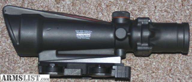 ARMSLIST - For Sale/Trade: Trijicon ACOG TA11 with LaRue QD mount - Scope