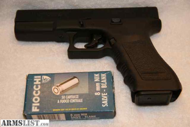 ARMSLIST - For Sale: Glock 17 Replica Prop Gun 8mm W/Box 50 Blanks