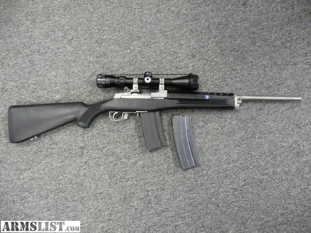 ARMSLIST - For Sale: Ruger Mini 14 Semi Auto Stainless All Weather ...