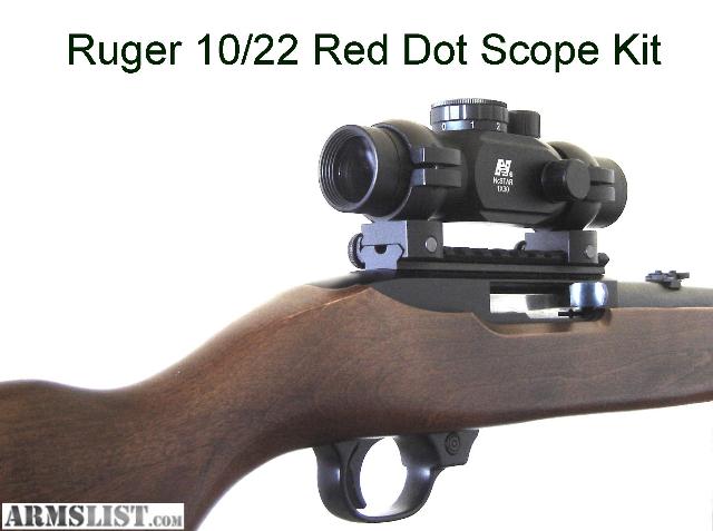 ARMSLIST - For Sale: 1x30T Red Dot Mini-Scope Kit for Ruger 10/22 Rifle