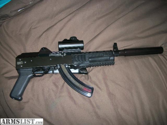 ARMSLIST - For Trade: ruger 10/22 ak folding stock/ with suppressor