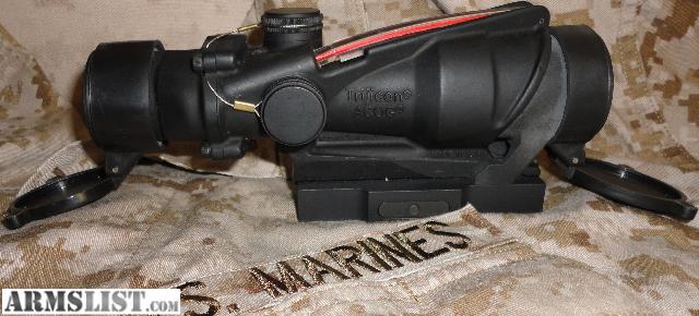 ARMSLIST - For Sale: USMC Rifle Scope for M16A4 - Trijicon ACOG TA31RCO-A4
