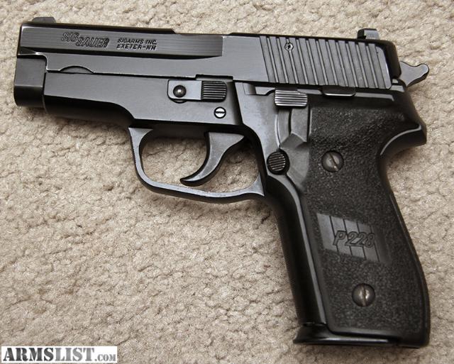 ARMSLIST - For Sale: Sig Sauer p228 9mm with night sights, 2 mags, snap box