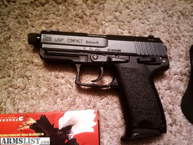 ARMSLIST - For Sale: hk heckler and koch usp 9mm compact custom ...