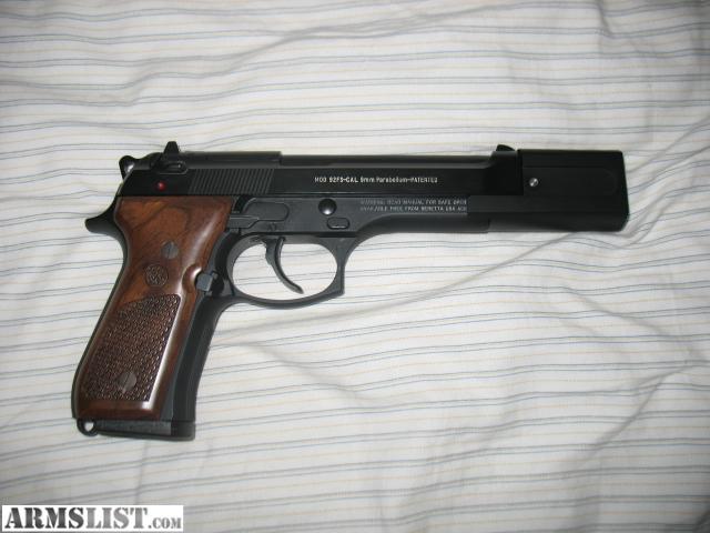ARMSLIST - For Trade: Beretta 92fs LNIB W SGS Compensator, 6 Magazines
