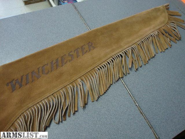 ARMSLIST - For Sale: Winchester 94 Fringed Suede Leather Rifle Scabbard