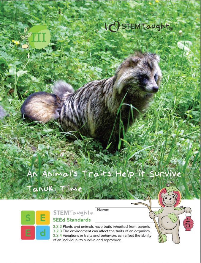 Material Details for An Animal's Traits Help it Survive: Tanuki Time (SEEd 3.2.2, 3.2.3 & 3.2.4 ...