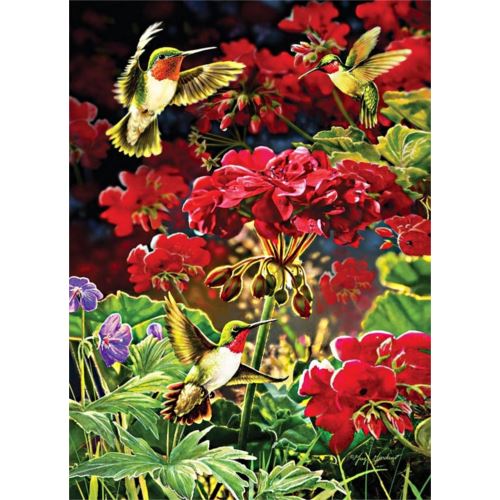 Ruby Geraniums Jigsaw Puzzle 1000-Piece | Mind Games Canada