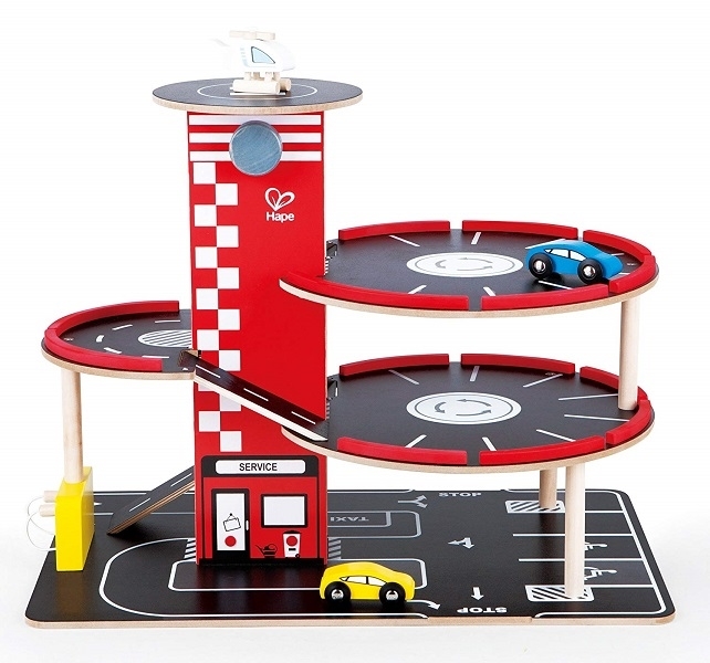 Garage Play Vehicle Set (Wooden) | Mind Games Canada
