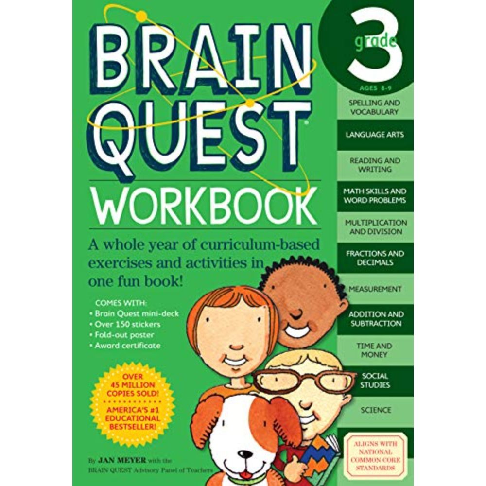 Brain Quest Workbook Gr 3 | Mind Games Canada