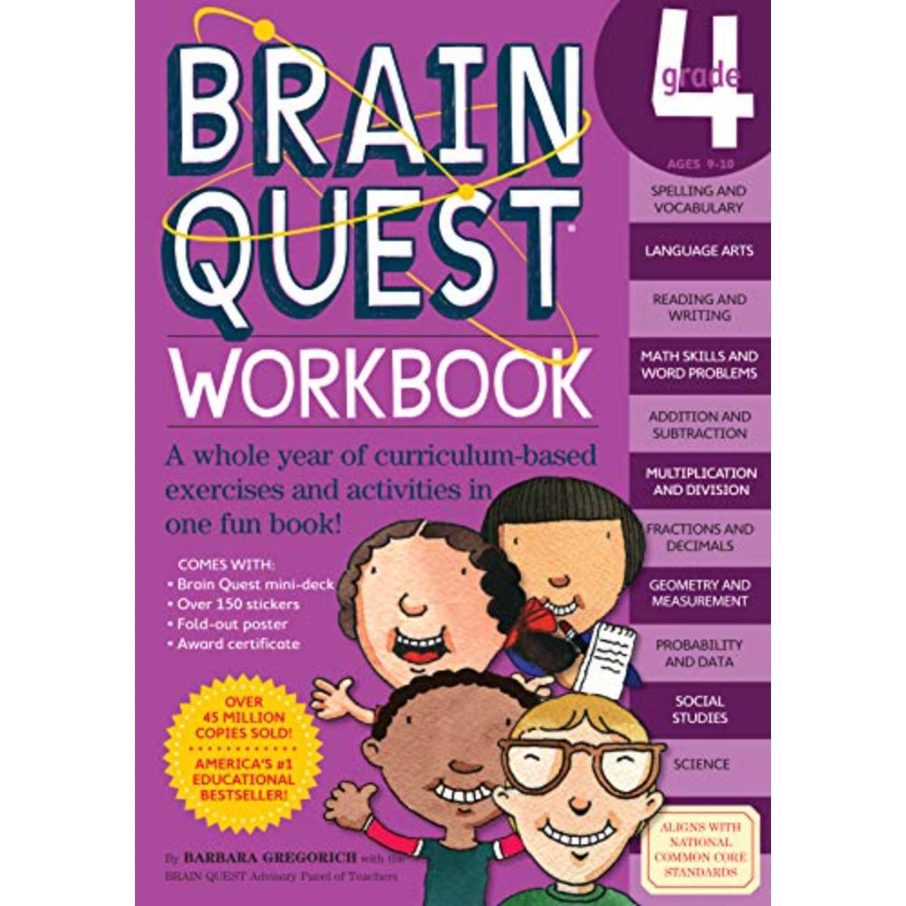 Brain Quest Workbook: Grade 4 | Mind Games Canada
