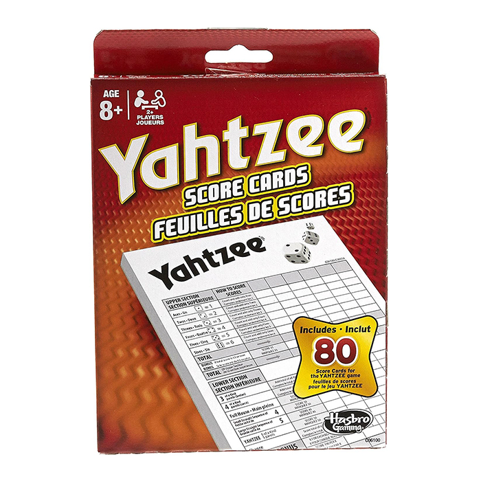 Yahtzee Score Cards | Mind Games Canada