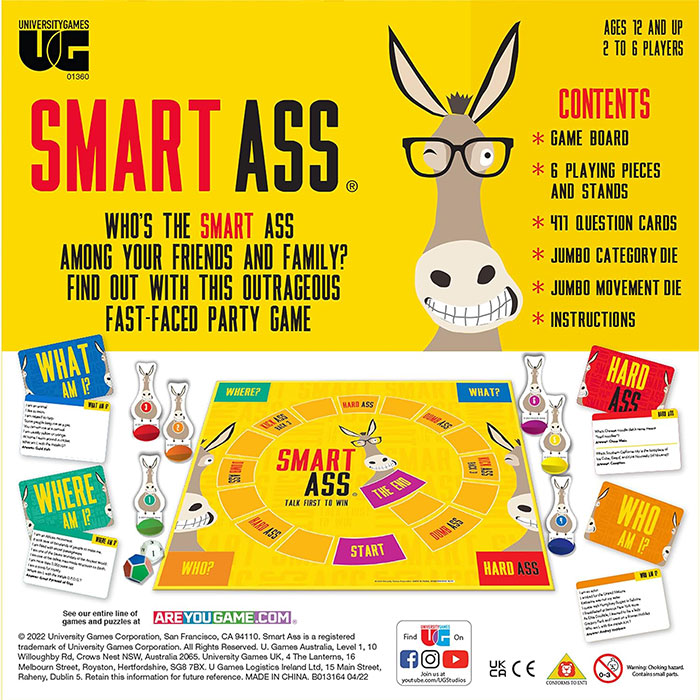 Smart Ass: The Board Game | Mind Games Canada