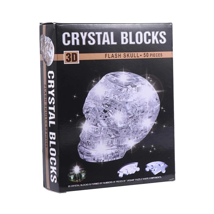 Skull 3D Crystal Puzzle | Mind Games Canada