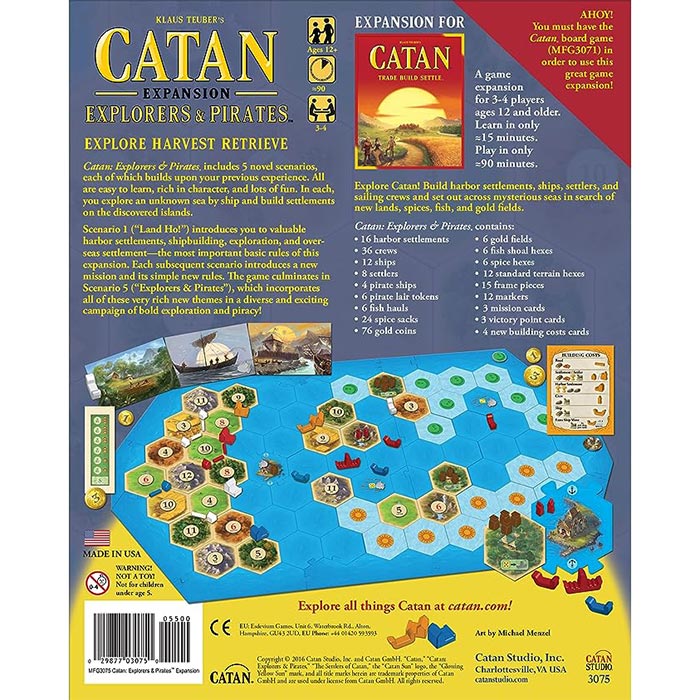 Catan: Explorers & Pirates 5th Edition | Mind Games Canada