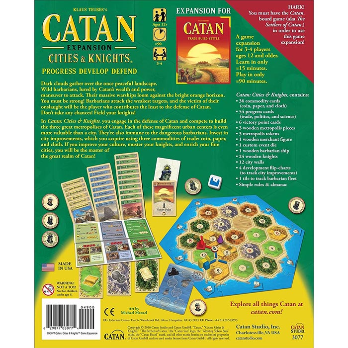 Catan: Cities & Knights 5th Edition | Mind Games Canada