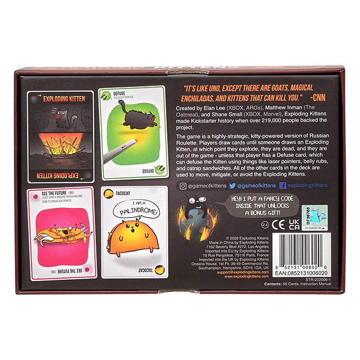 Exploding Kittens Original Edition | Mind Games Canada