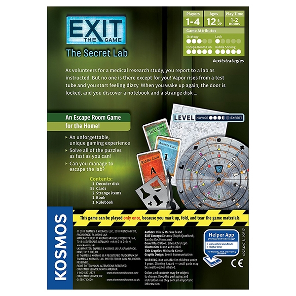 Exit: The Secret Lab | Mind Games Canada