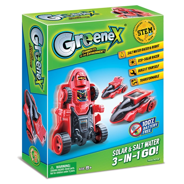 Greenex: Solar & Salt Water 3-In-1 Go Science Kit | Mind Games Canada