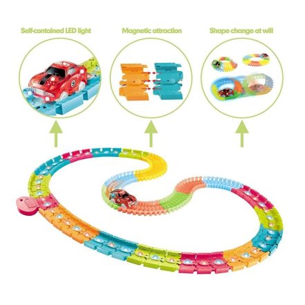 132 Pieces LED Magic Tracks | Mind Games Canada