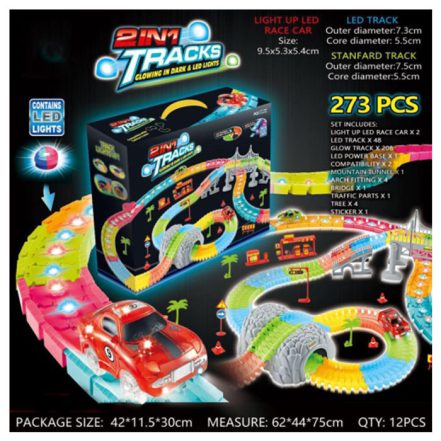 273 Pieces LED Magic Tracks | Mind Games Canada