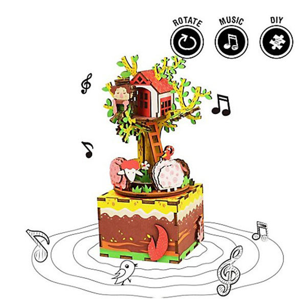 3D Wooden Puzzle - Tree House | Mind Games Canada