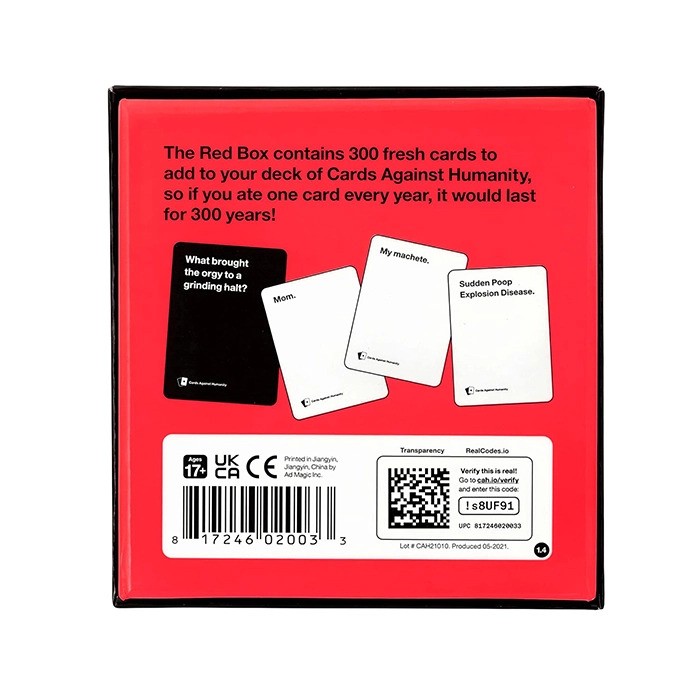 Cards Against Humanity Red Box | Mind Games Canada
