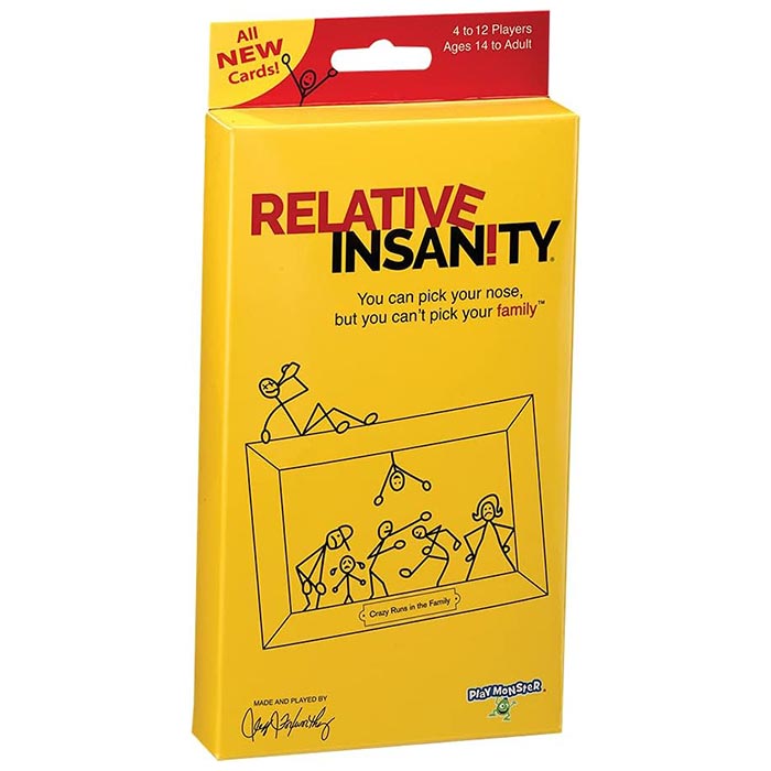 Play Monster Relative Insanity Party Game Expansion Travel Pack | Mind ...
